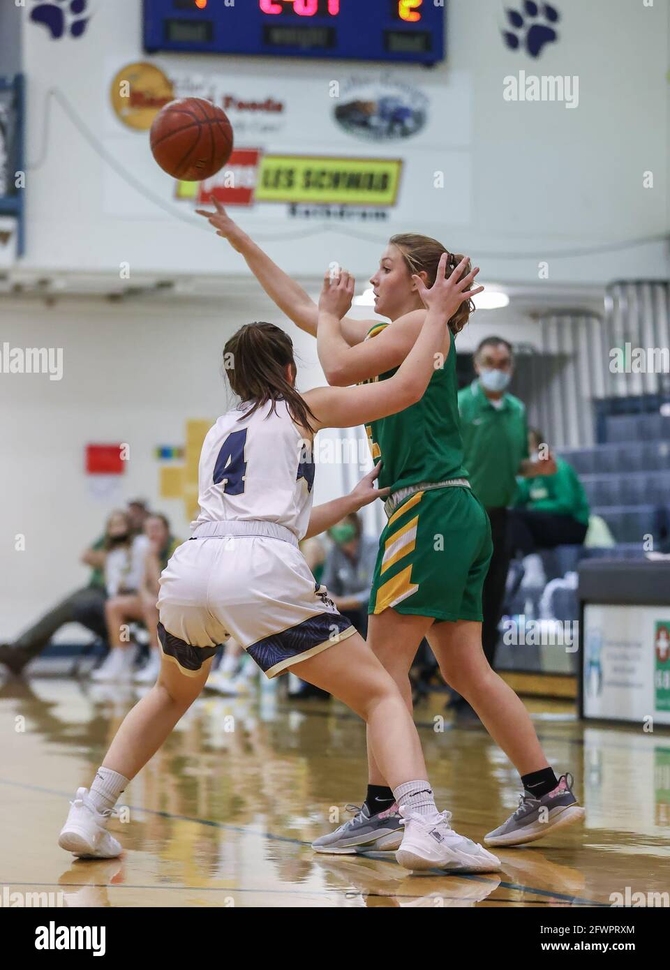 Basketball action with Lakeland vs Timberlake High School in Spirit ...