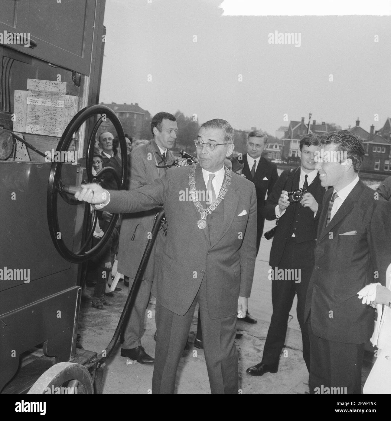 Princess Margaret and Lord Snowdon departed by boat from Amstel quay ...