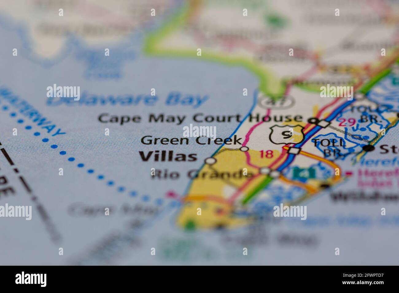 Map of green creek new jersey hi-res stock photography and images - Alamy
