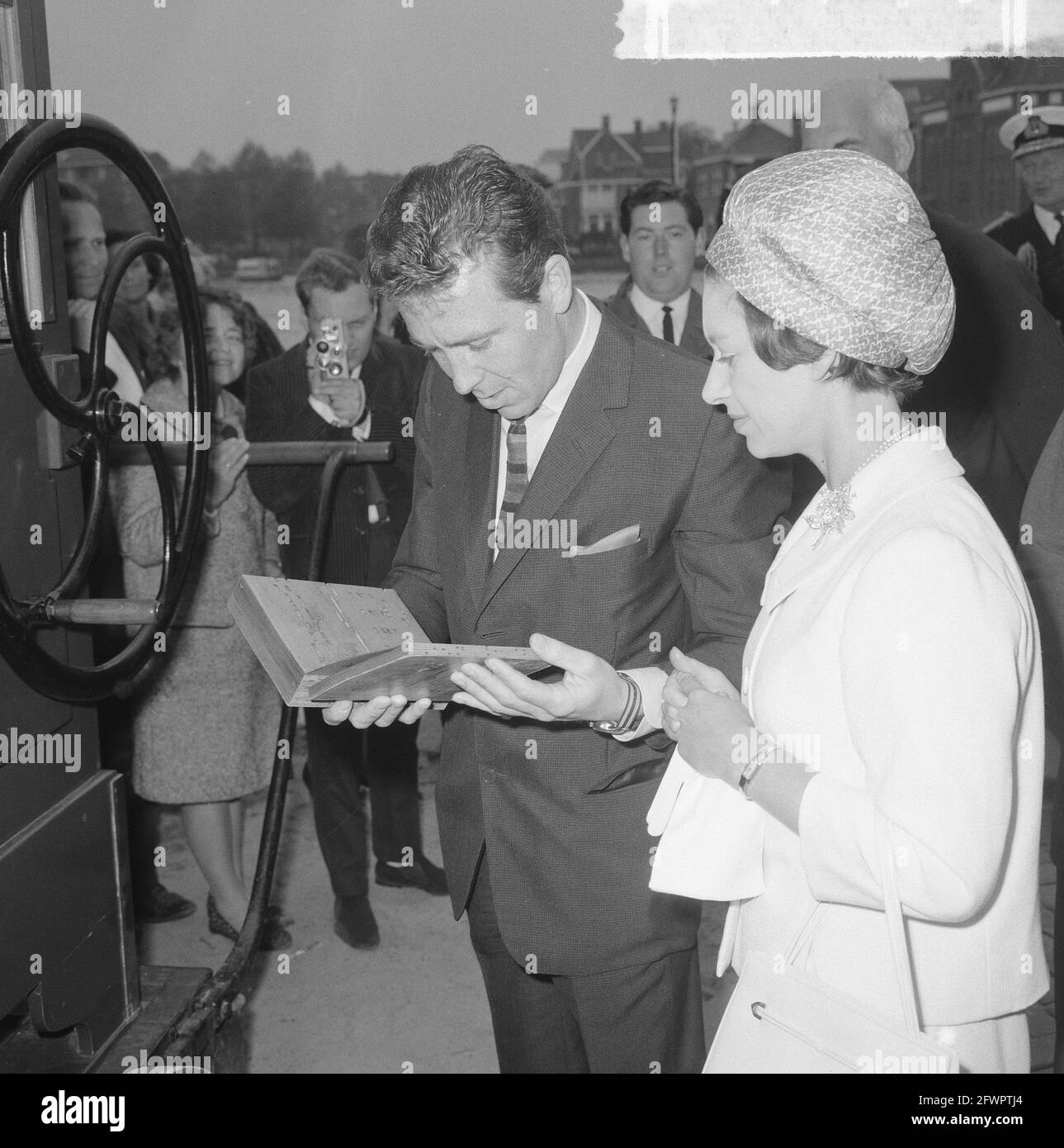 Princess Margaret and Lord Snowdon departed by boat from Amstel Quay ...