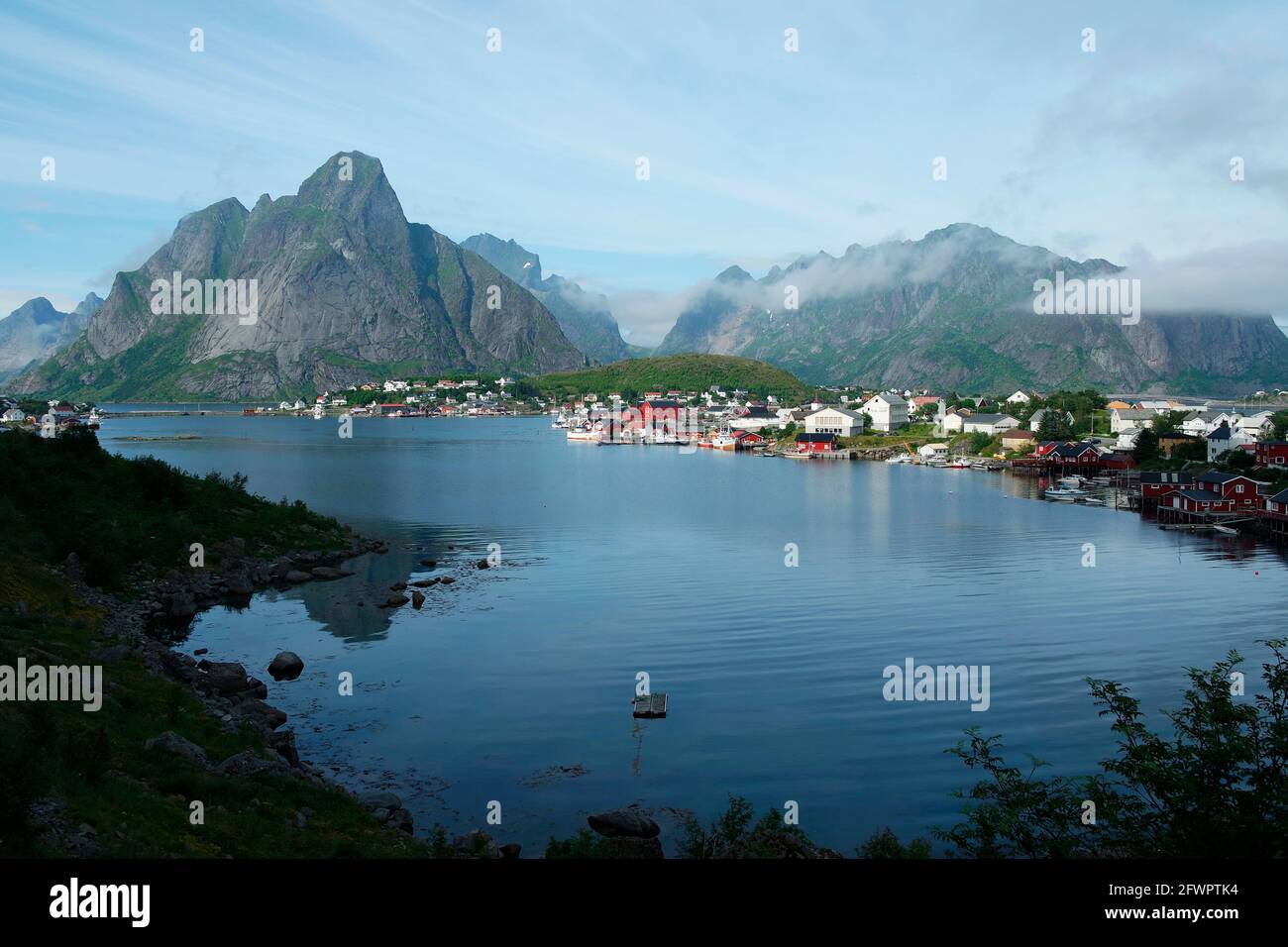 Reine, Reinefjord, Lofoten Stock Photo - Alamy