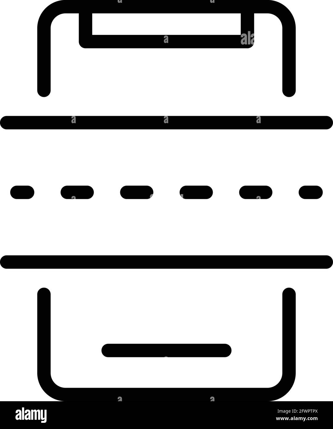 Road car control icon. Outline Road car control vector icon for web ...