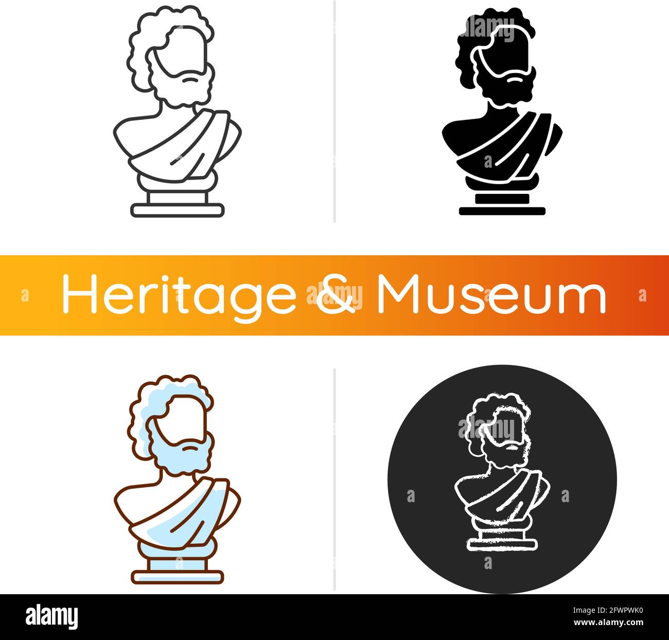 Statue antique artifact Stock Vector Images - Alamy