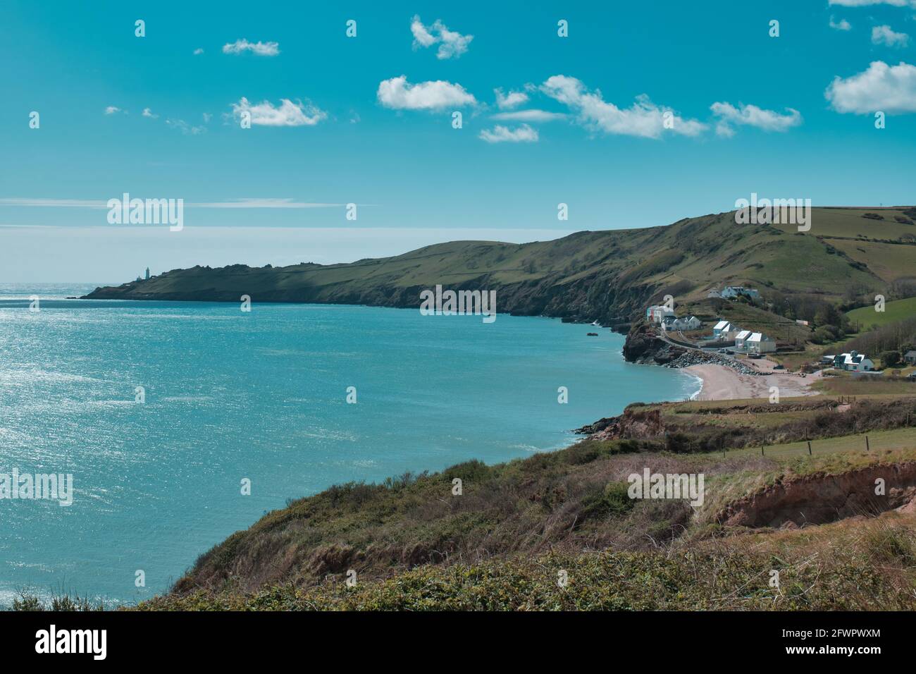 Start Point and Hallsands Stock Photo - Alamy