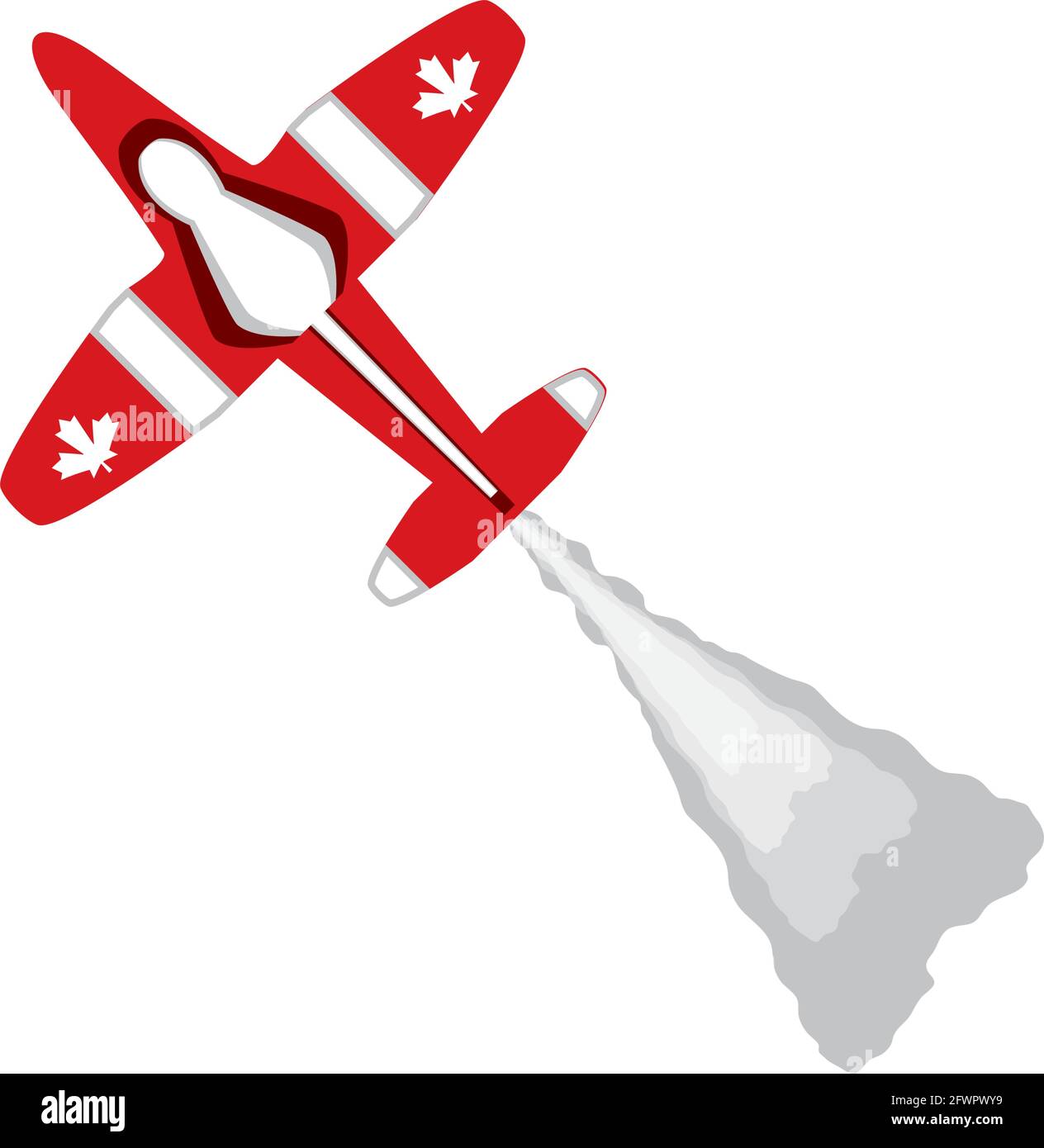 canadian airplane flying Stock Vector Image & Art - Alamy