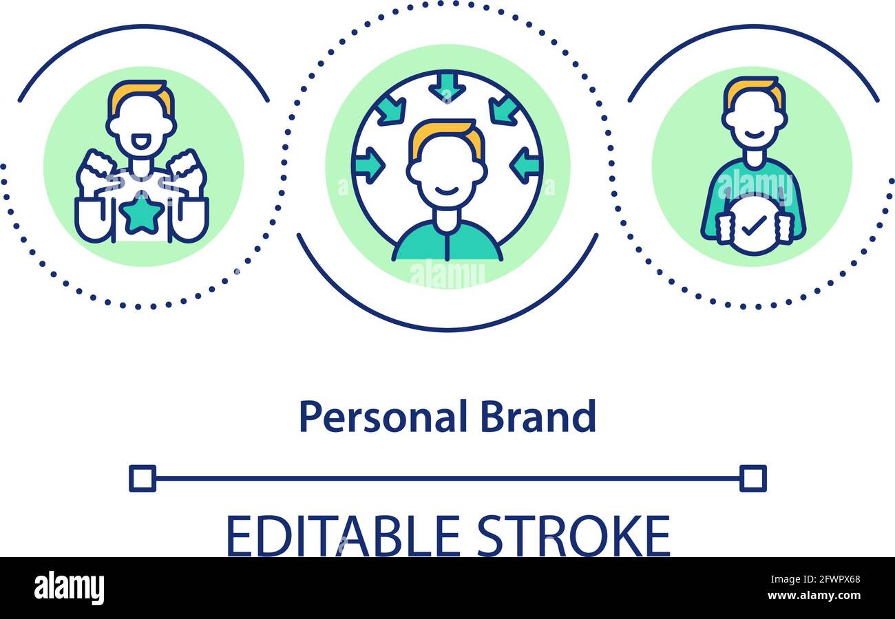 Personal brand concept icon Stock Vector Image & Art - Alamy