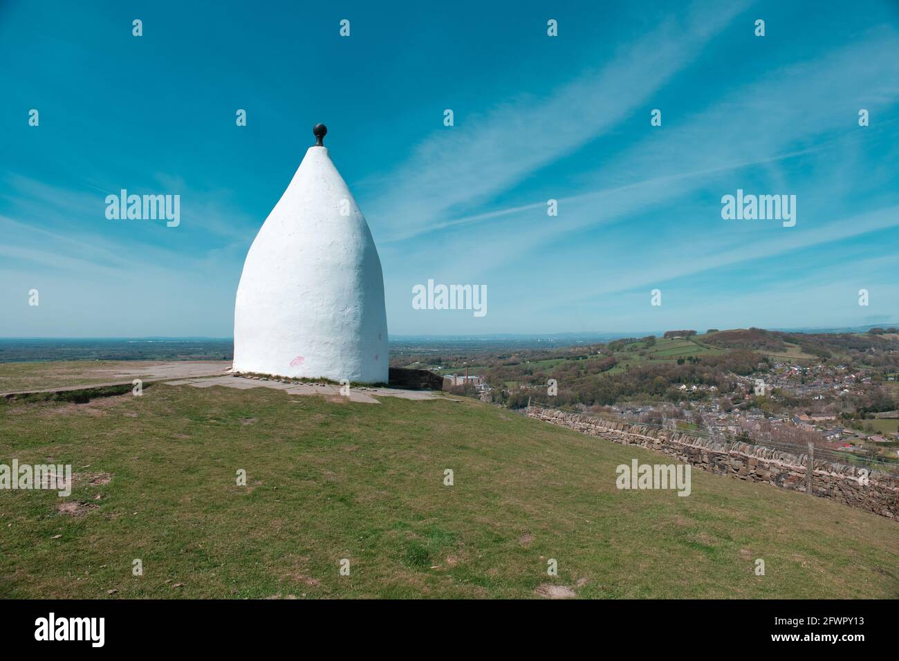 White Nancy monument Stock Photo - Alamy