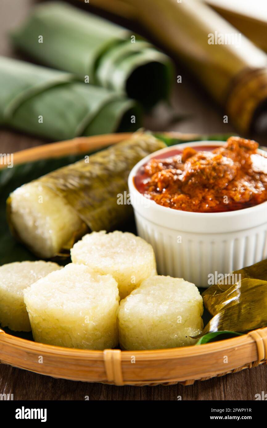 Malaysia rendang rice bamboo hi-res stock photography and images - Alamy