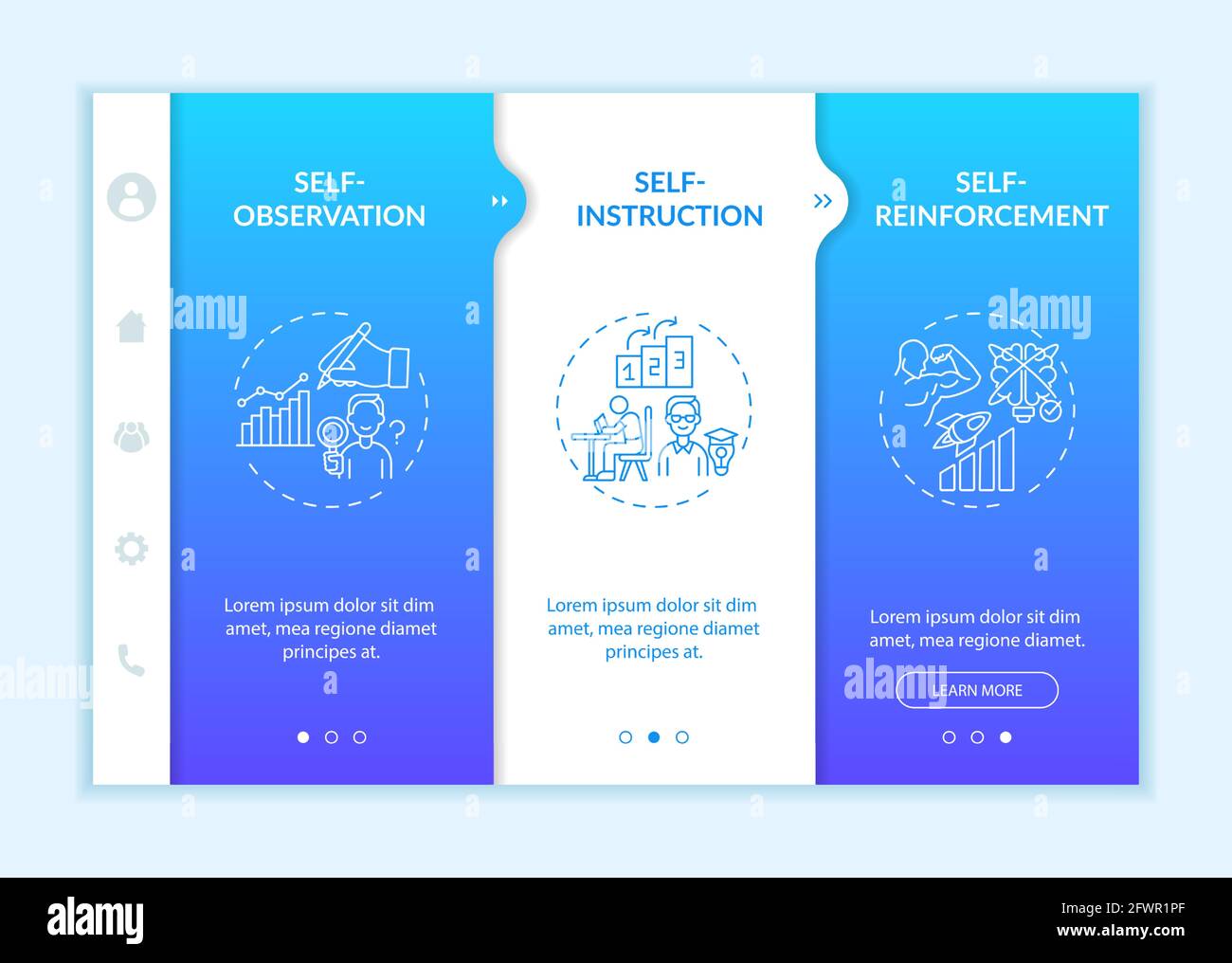 Self-control techniques onboarding vector template Stock Vector Image & Art - Alamy