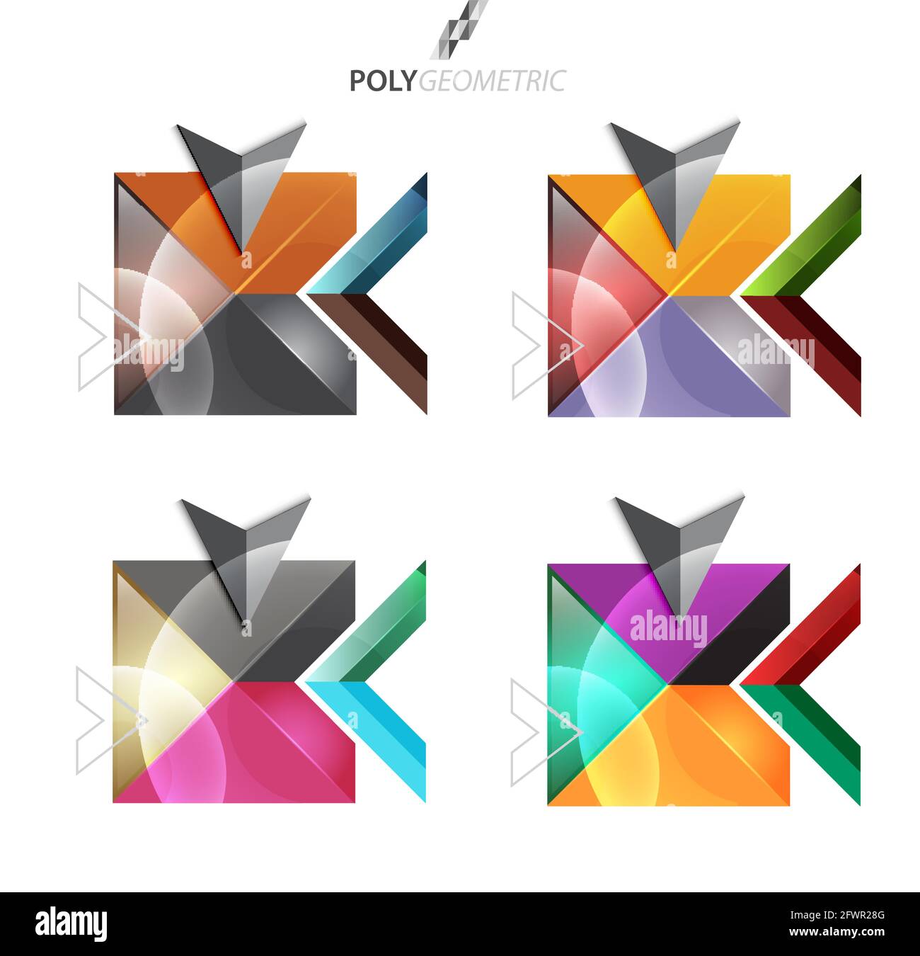 Business infographic template for interactive data communication Stock ...