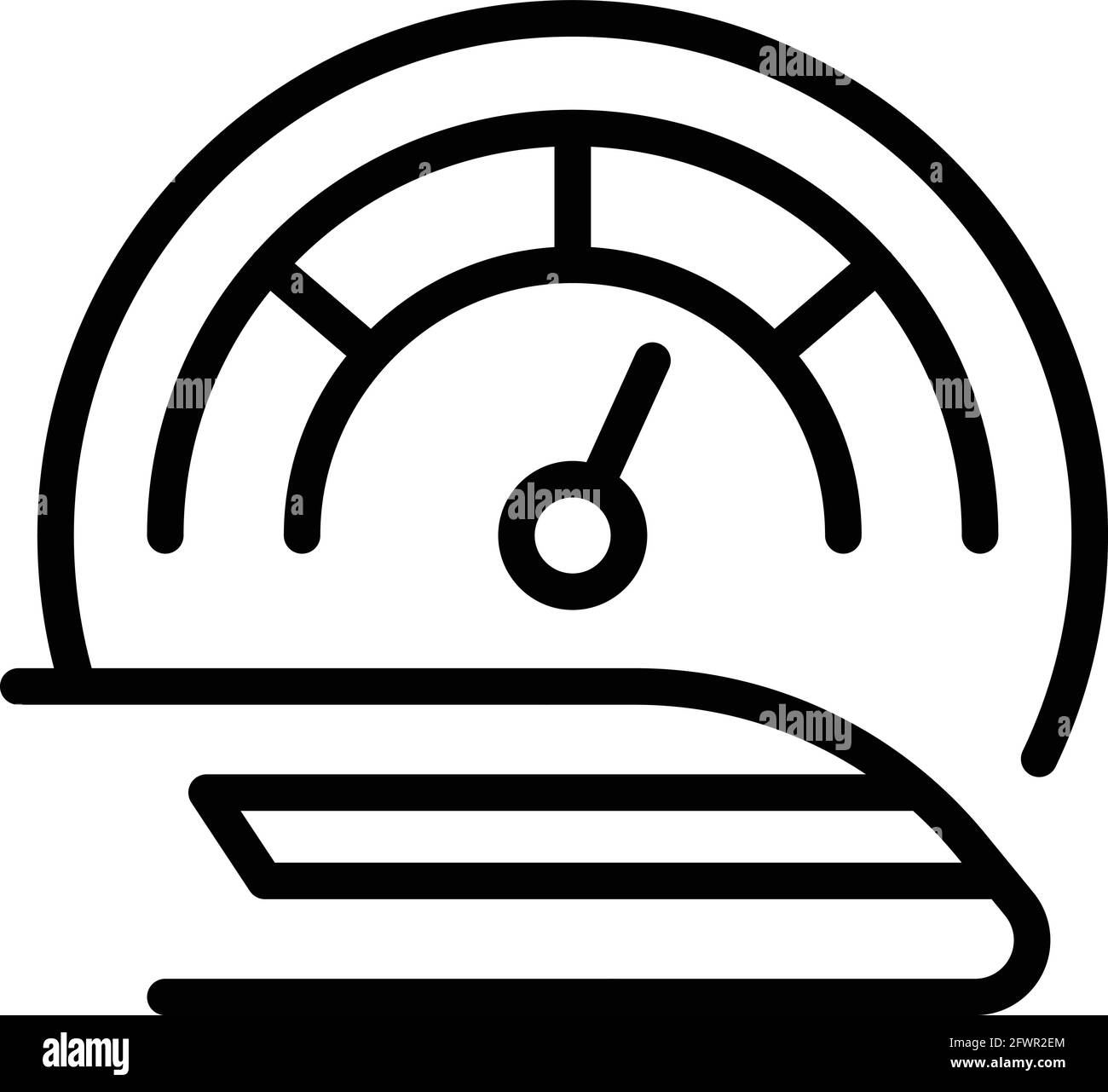 Public fast train icon. Outline Public fast train vector icon for web ...