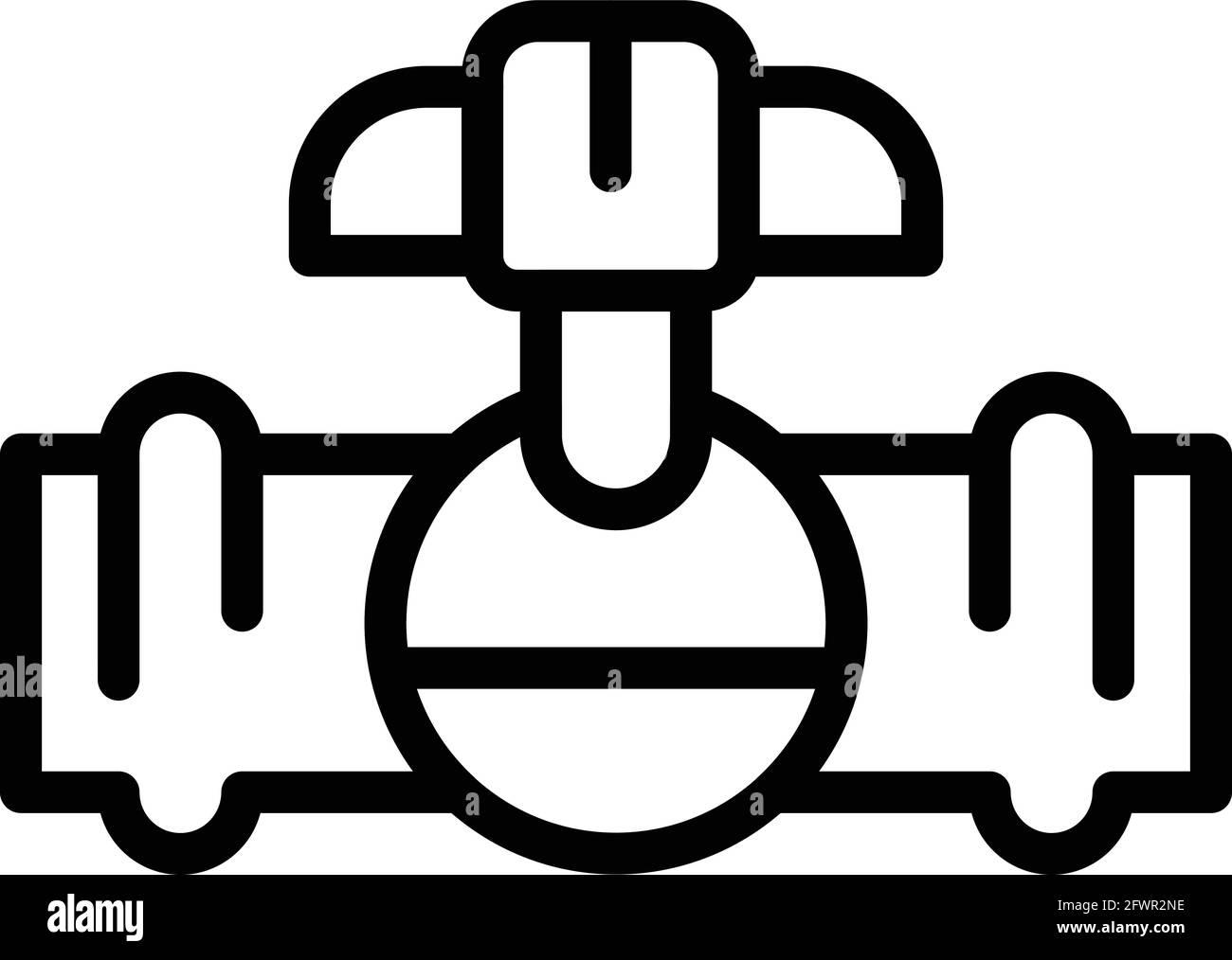 Repair tap icon. Outline Repair tap vector icon for web design isolated ...