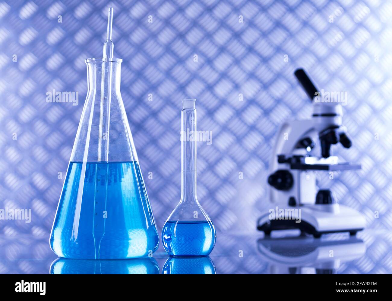 Science experiment,Laboratory equipment, Development background Stock ...