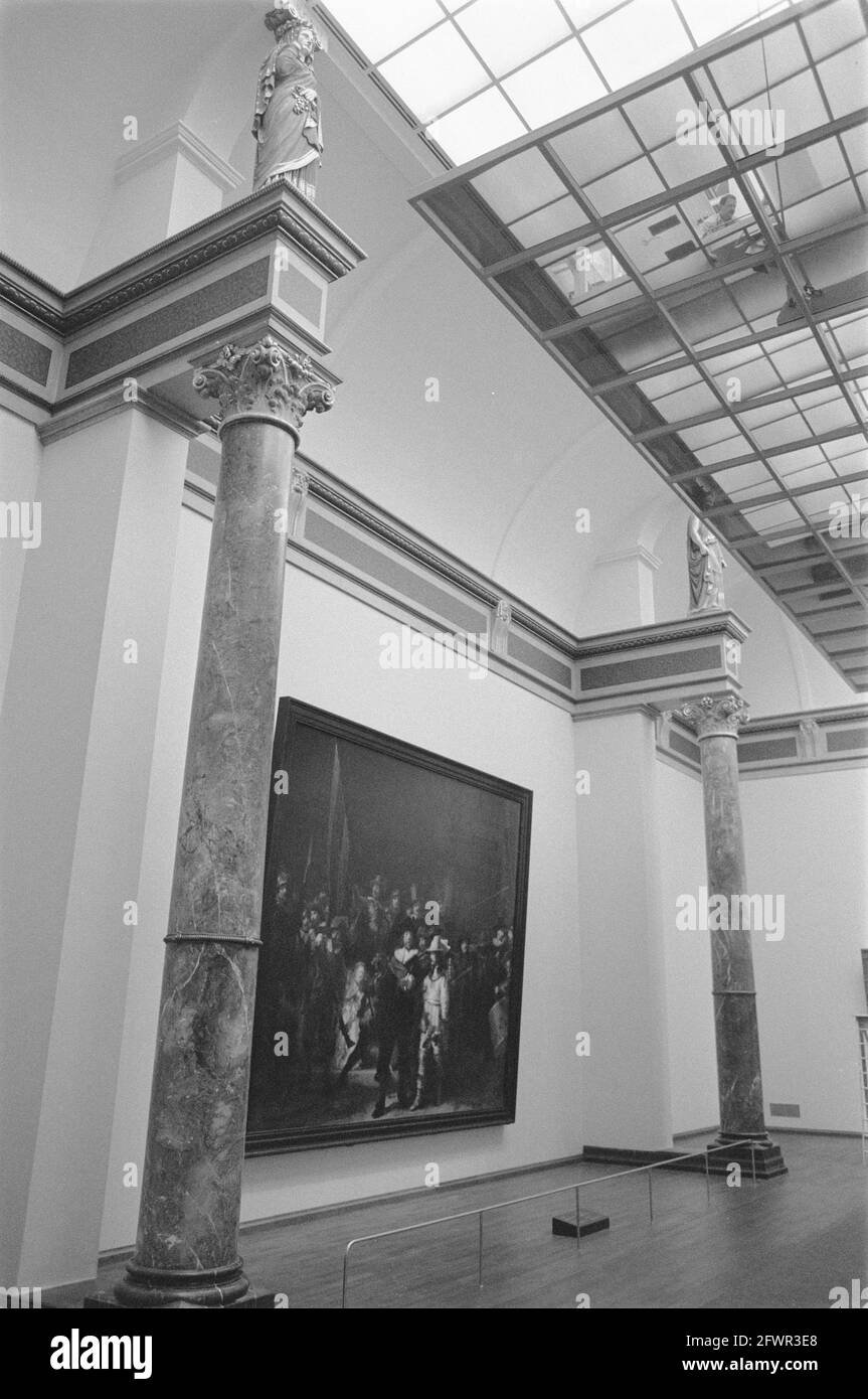 Night Watch room and gallery of honor in Amsterdam Rijksmuseum restored ...