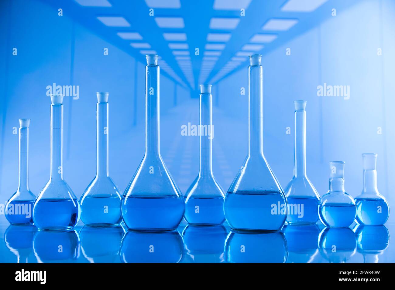 Science experiment,Laboratory equipment, Development background Stock ...