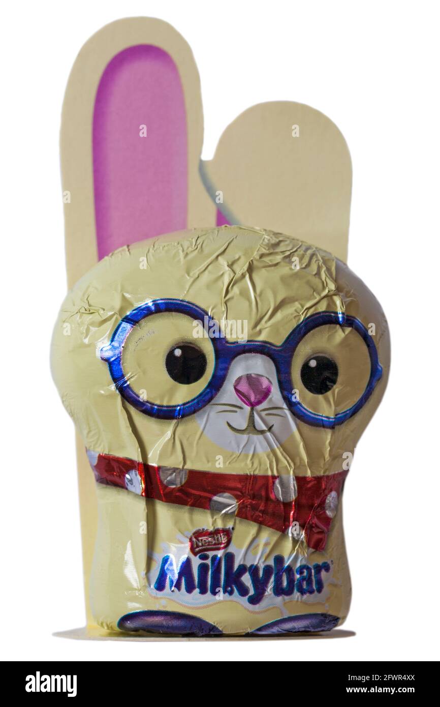 Nestlé Milky bar, Milkybar, bunny isolated on white background - ideal ...