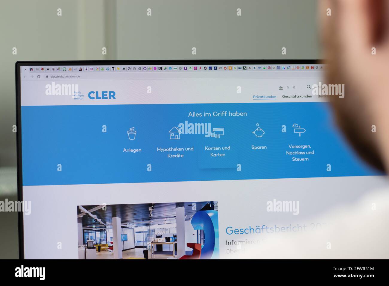 Cler bank logo hi-res stock photography and images - Alamy