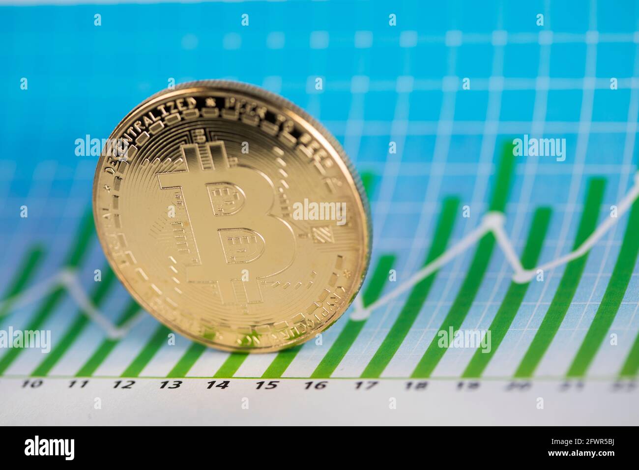 Cryptocurrency, Business, bitcoin coin and Trading concept Stock Photo ...