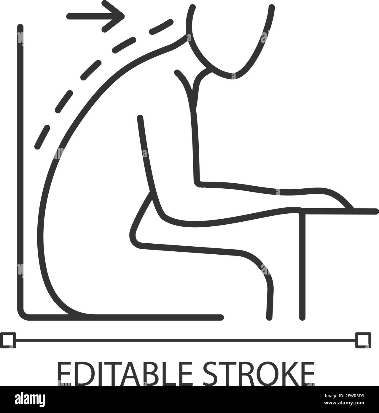 Hunched posture hi-res stock photography and images - Alamy