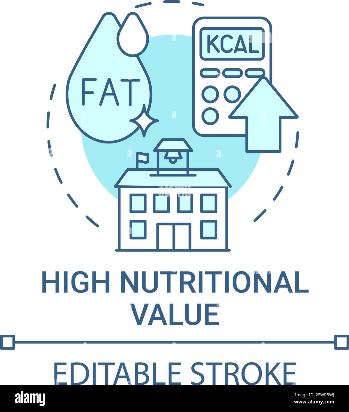 Nutritional value vegetable Stock Vector Images - Alamy