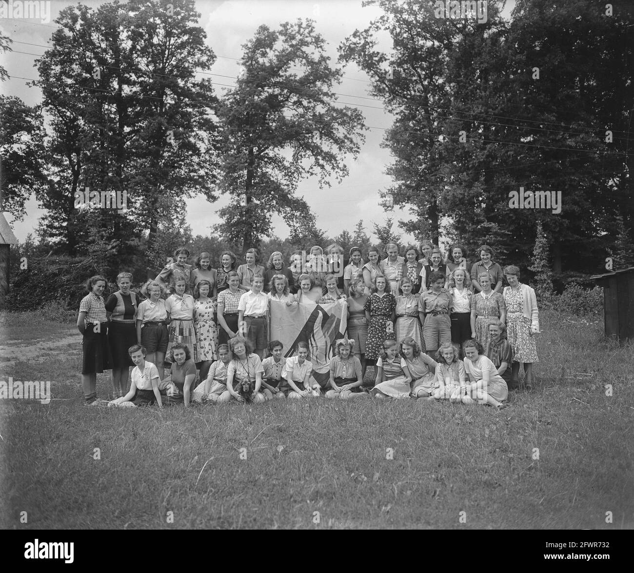 NCJC camp Vorden, July 22, 1948, The Netherlands, 20th century press ...