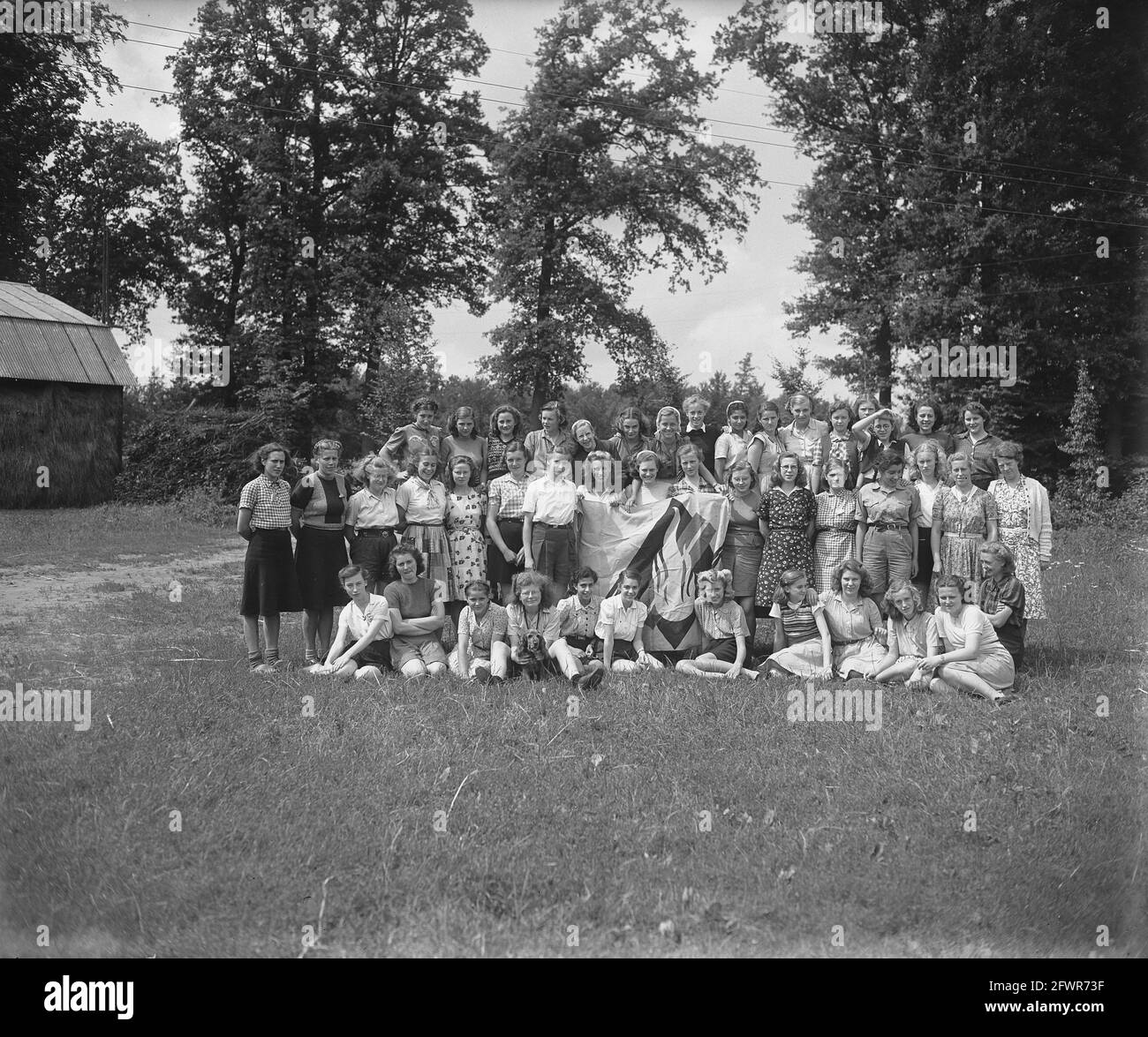 NCJC camp Vorden, July 22, 1948, The Netherlands, 20th century press ...