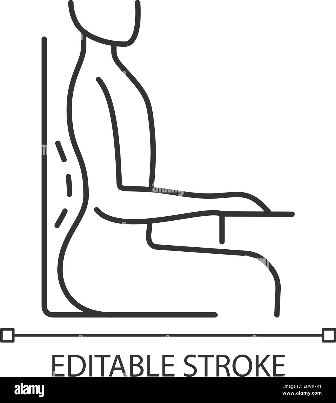 Sitting spinal Stock Vector Images - Alamy
