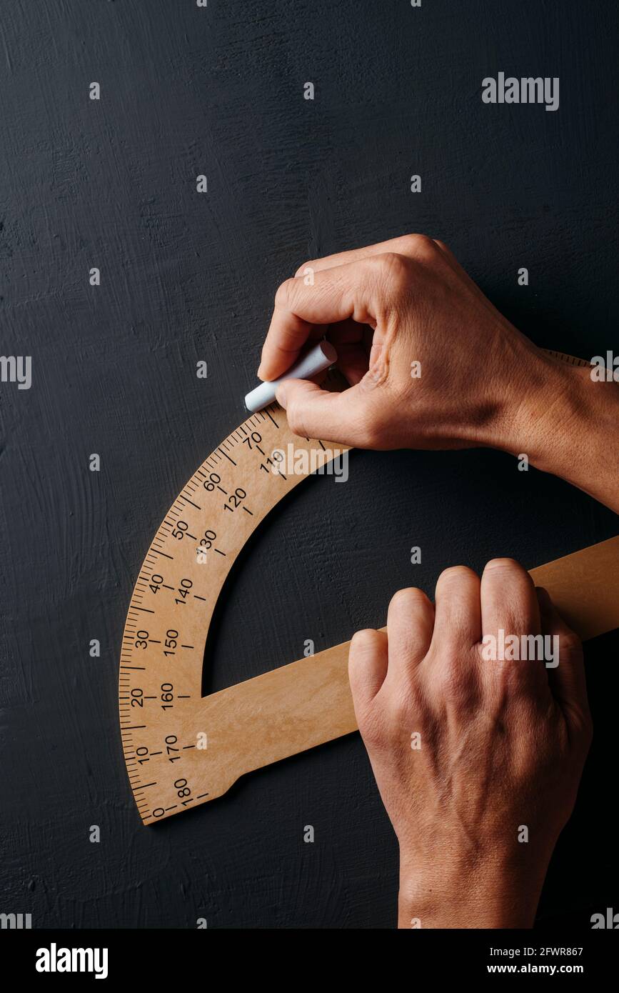 Measuring protractor hi-res stock photography and images - Alamy