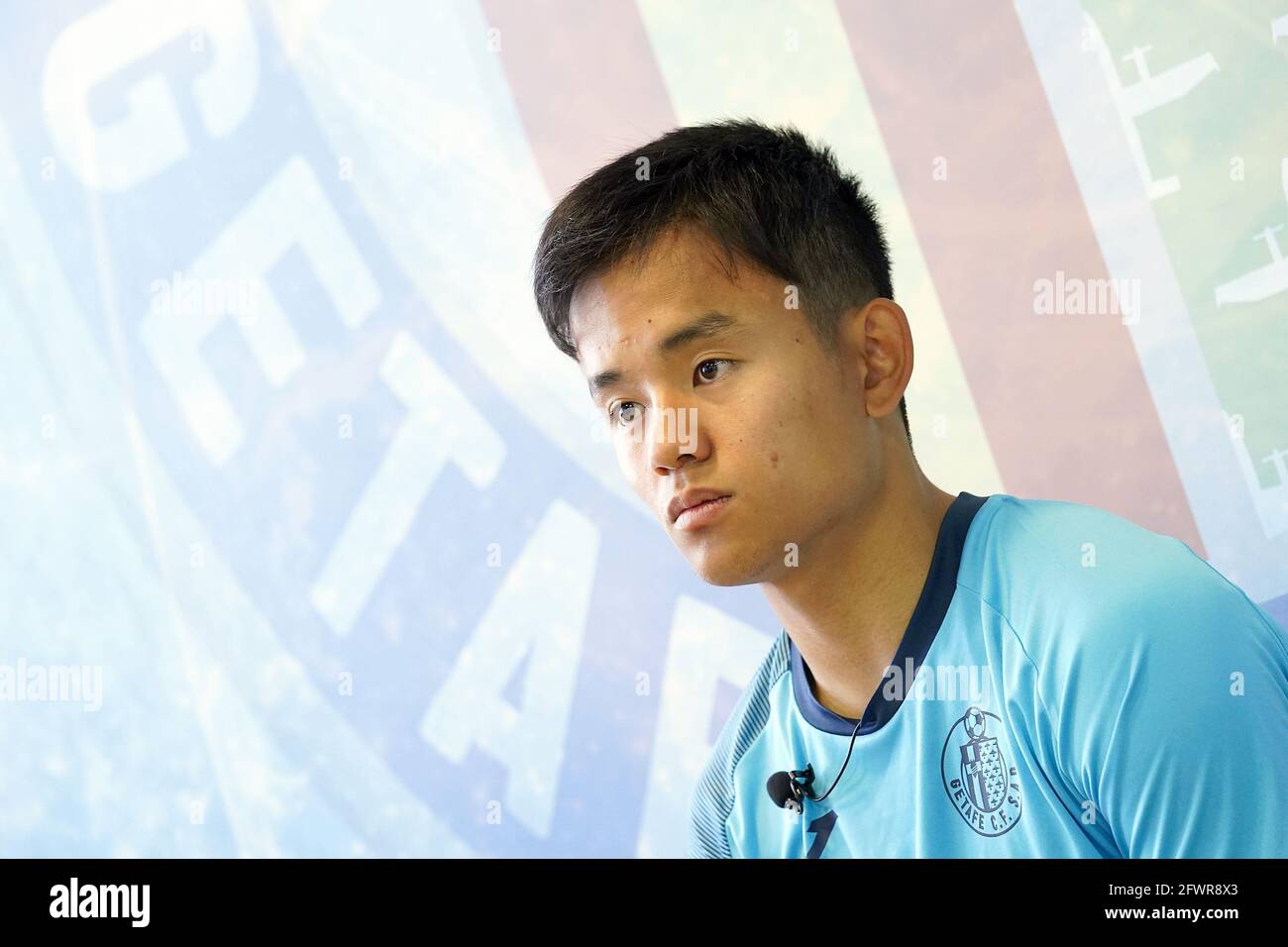 Getafe CF's player Take Kubo during interview. May 20, 2021. (Photo by ...