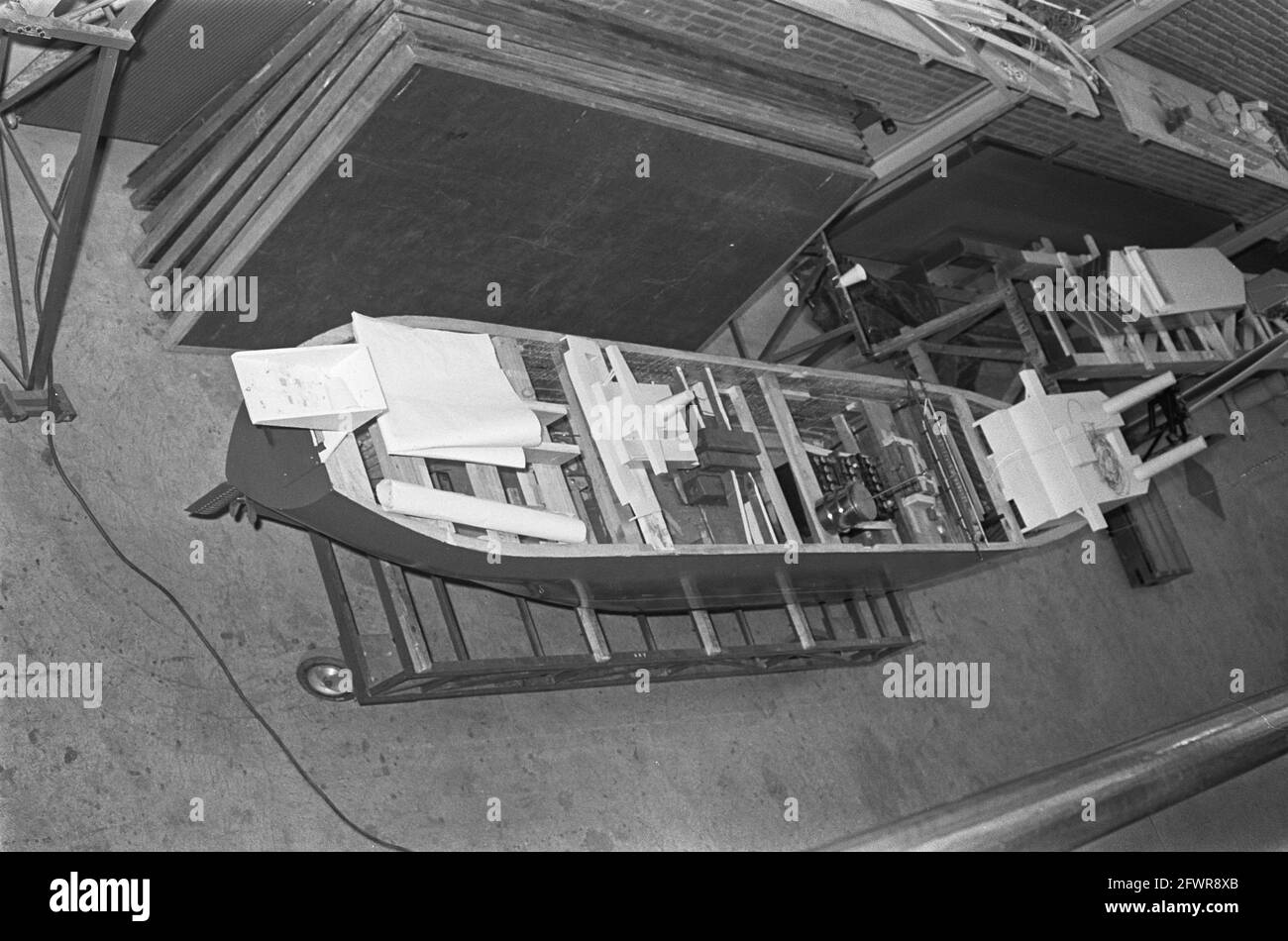 Ned Shipbuilding Research Station in Wageningen gives press conference ...