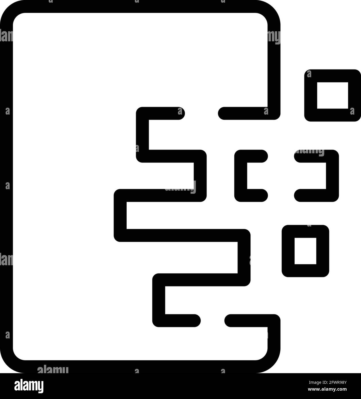 Regeneration process icon. Outline Regeneration process vector icon for ...