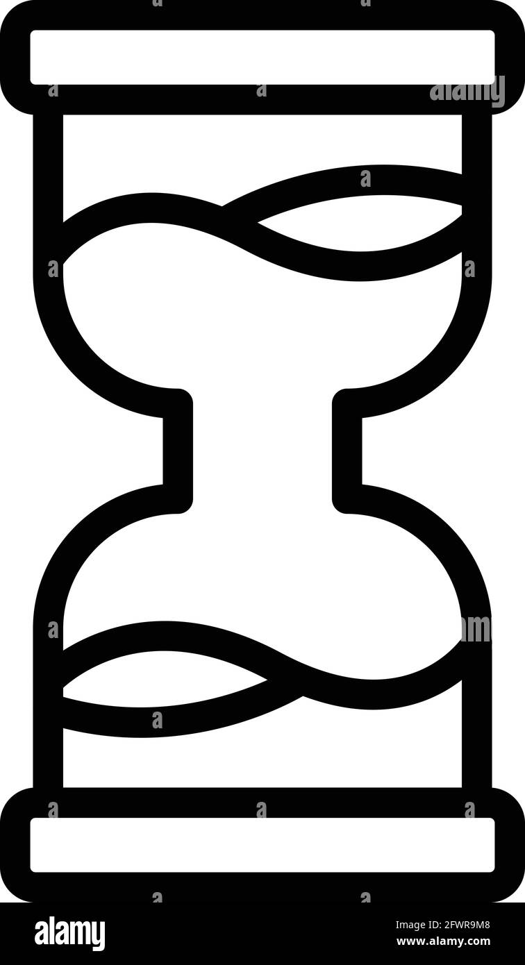 Time backup icon. Outline Time backup vector icon for web design ...