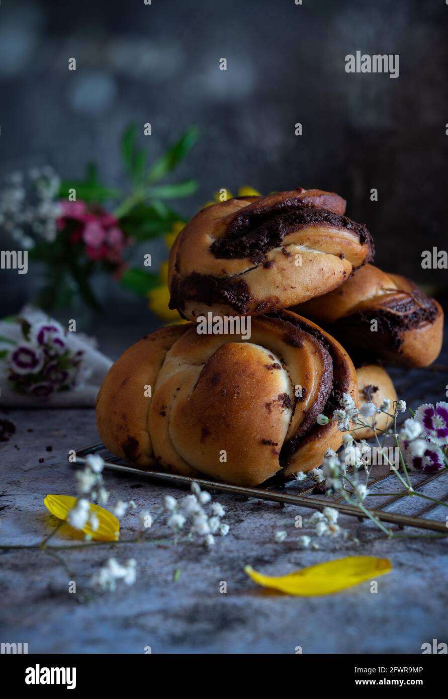 Rolled buns hi-res stock photography and images - Alamy