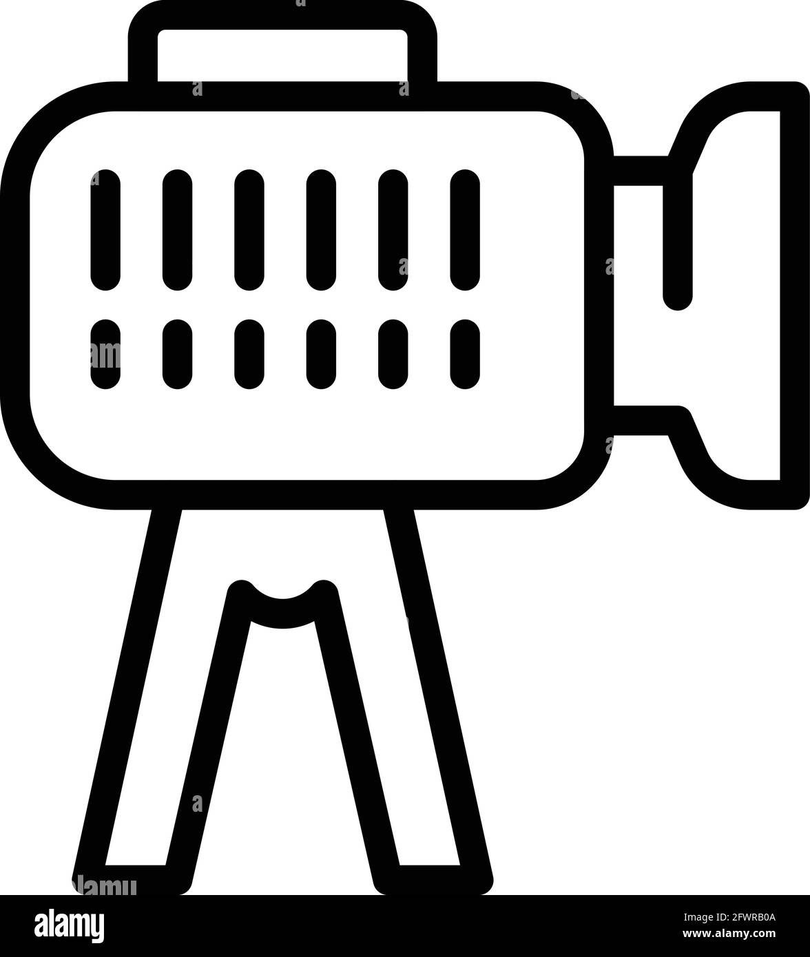 Traffic radar icon. Outline Traffic radar vector icon for web design ...