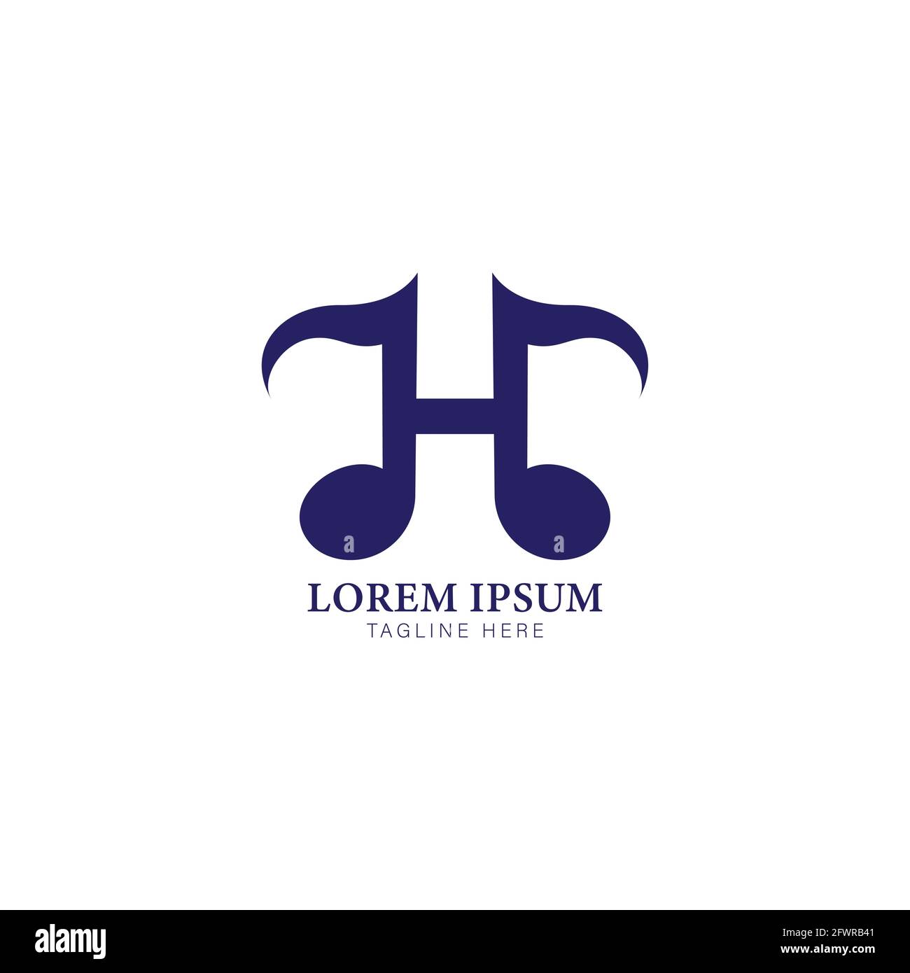 Eighth notes Cut Out Stock Images & Pictures - Alamy