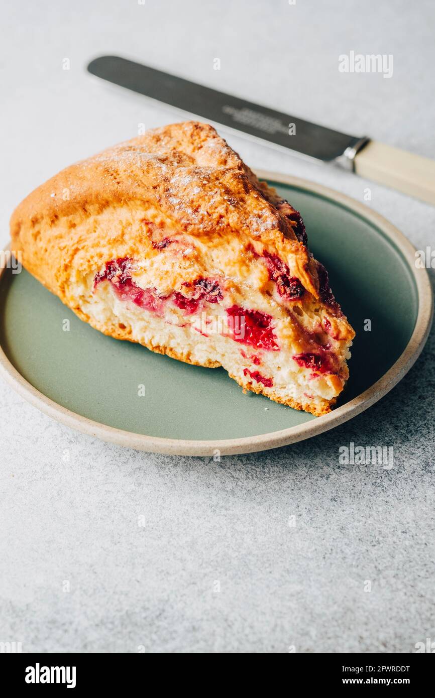 Biscuit on plate hi-res stock photography and images - Alamy