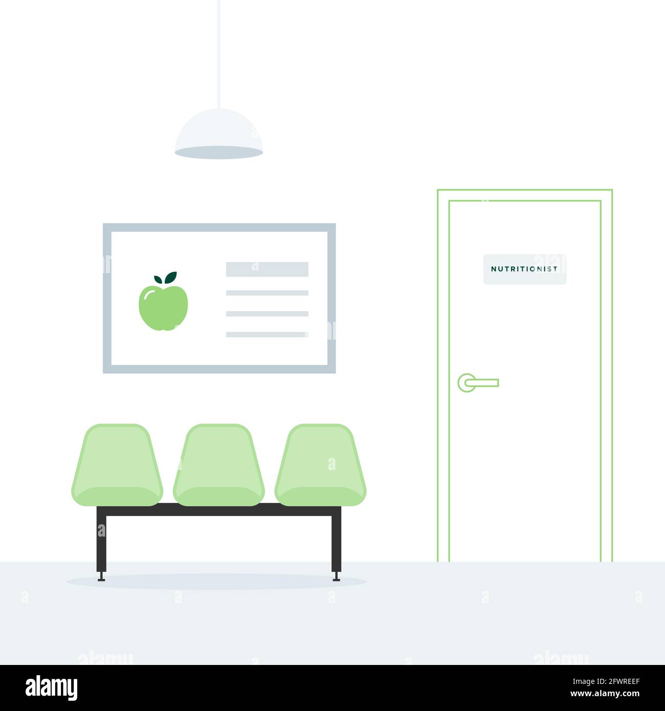 Empty weight room Stock Vector Images - Alamy