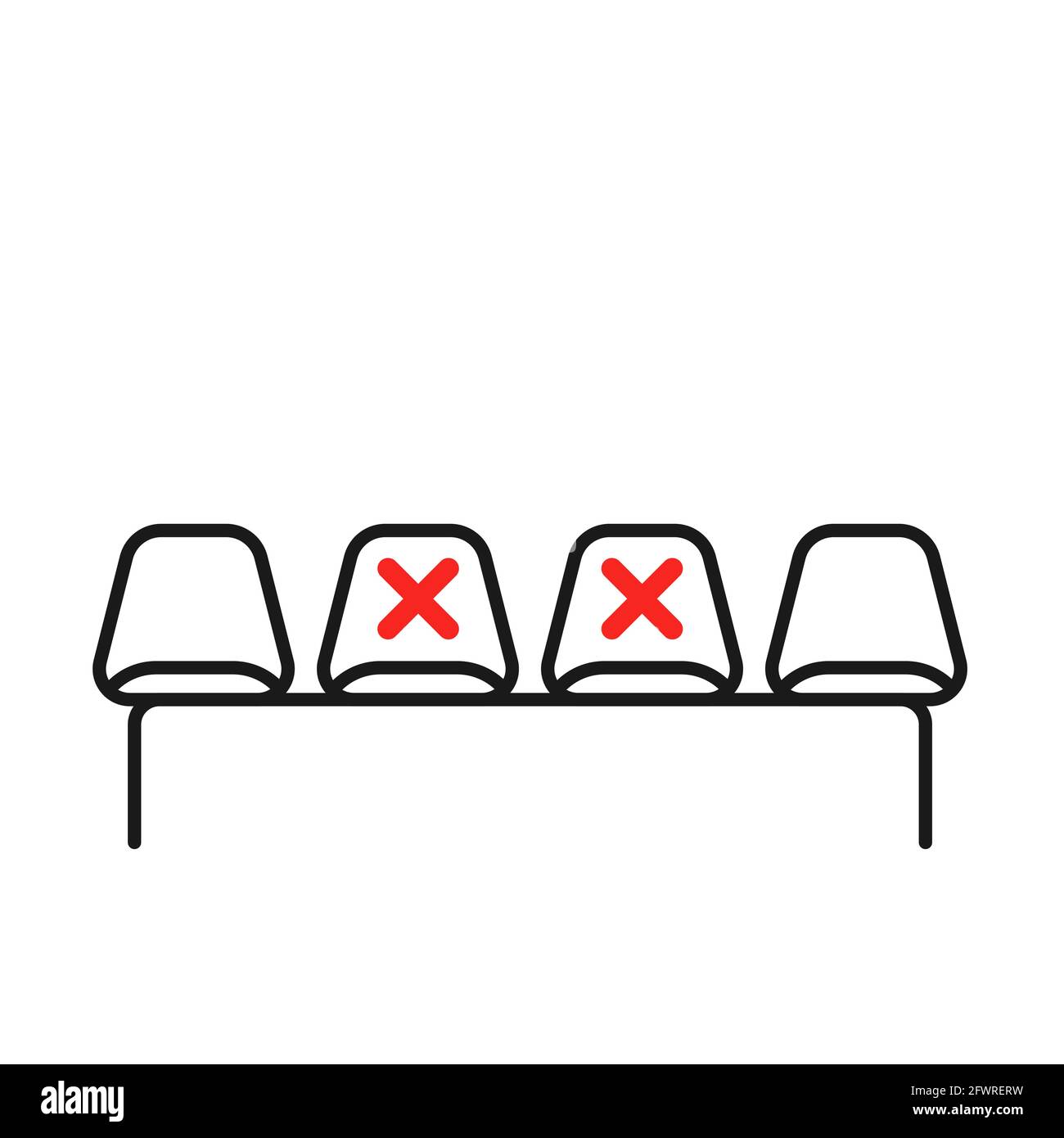 Empty no people waiting Stock Vector Images - Alamy