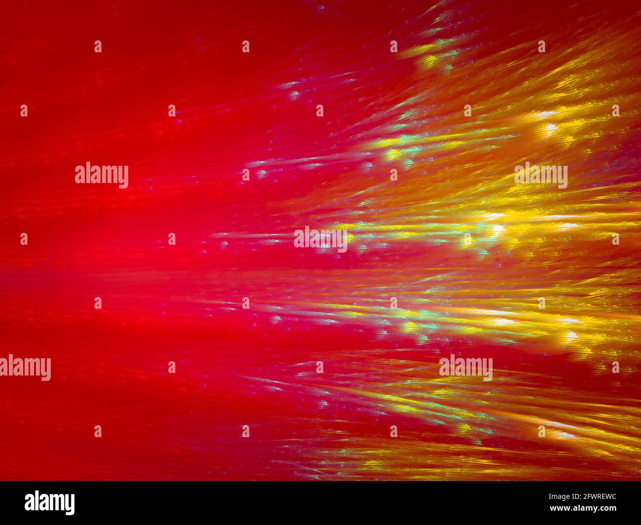 Creative background with powerful and bright abstract sun, waves and ...