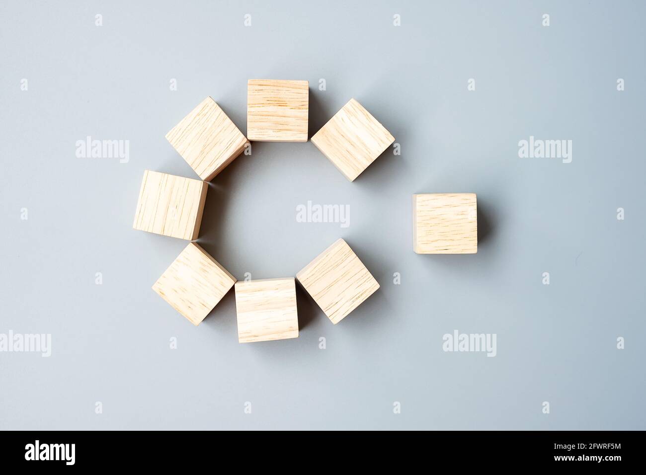 wooden block on the building. Business planning, Risk Management ...