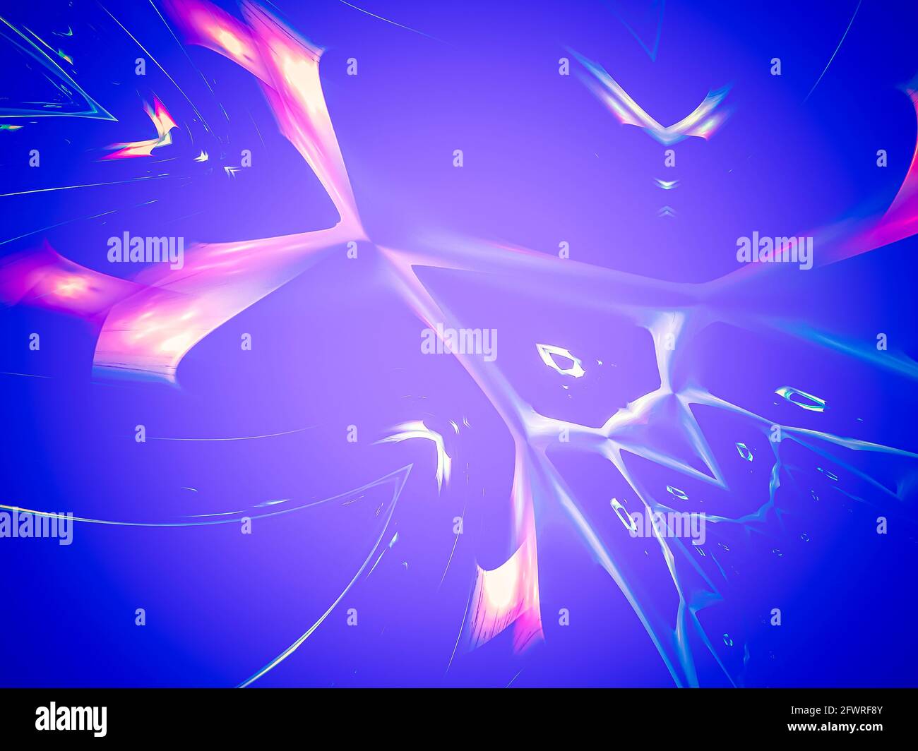 Creative background with powerful and bright abstract sun, waves and ...