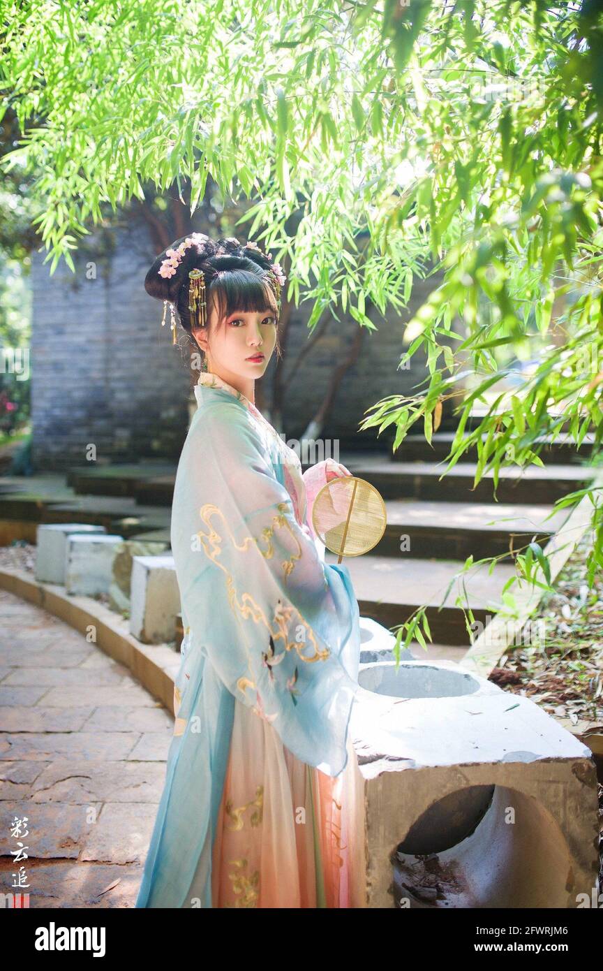 Ancient chinese style beauty hd background map Stock Photo - Alamy