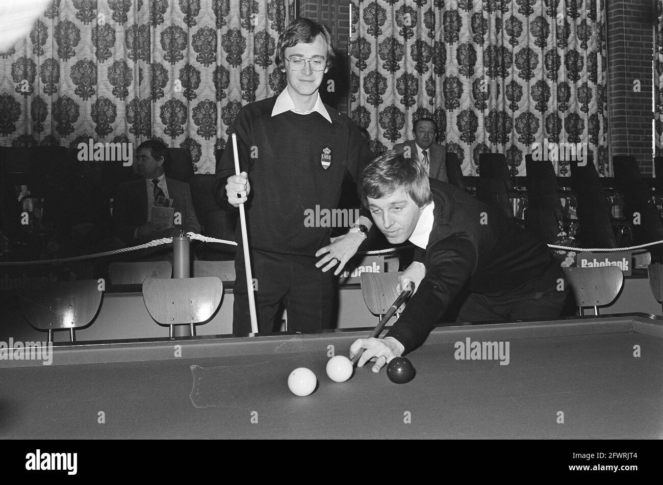 Dutch billiard championships honorary class three bills hi-res stock ...