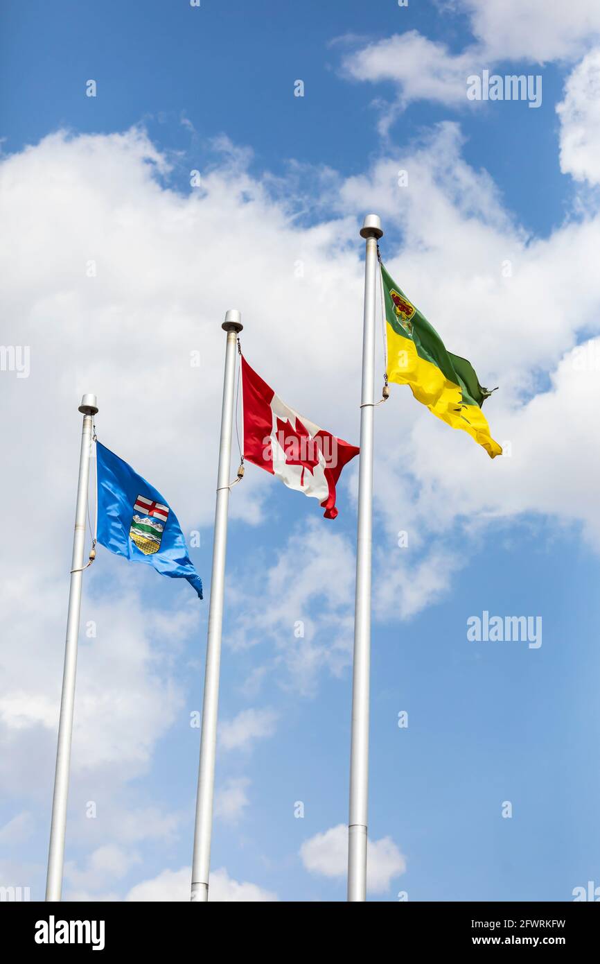 Saskatchewan border hi-res stock photography and images - Alamy