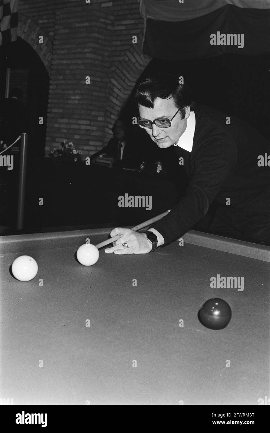 Dutch national championships billiards three bills hi-res stock ...