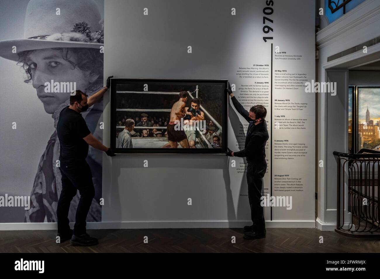 London, UK. 23rd May, 2021. Boxing Action Shot - Bob Dylan: 60 Years of ...