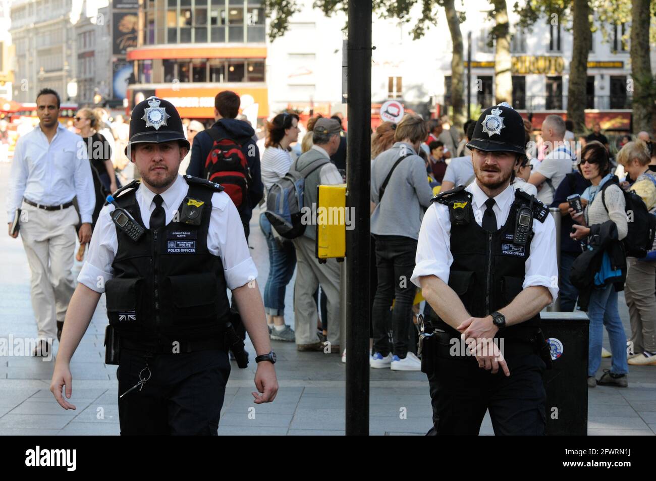 London, United Kingdoms, September 17, 2018: Two police officers on ...