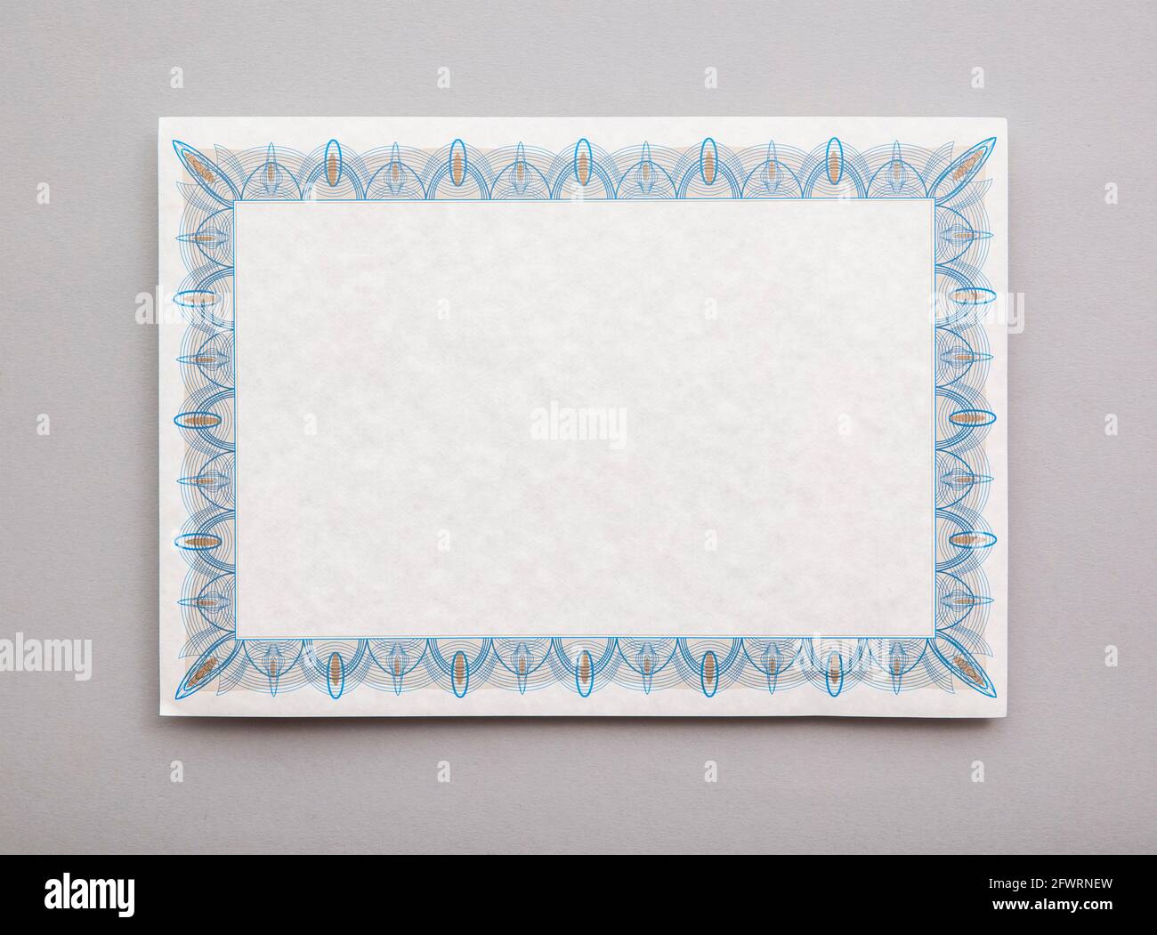 Blank Computer Certificate Borders