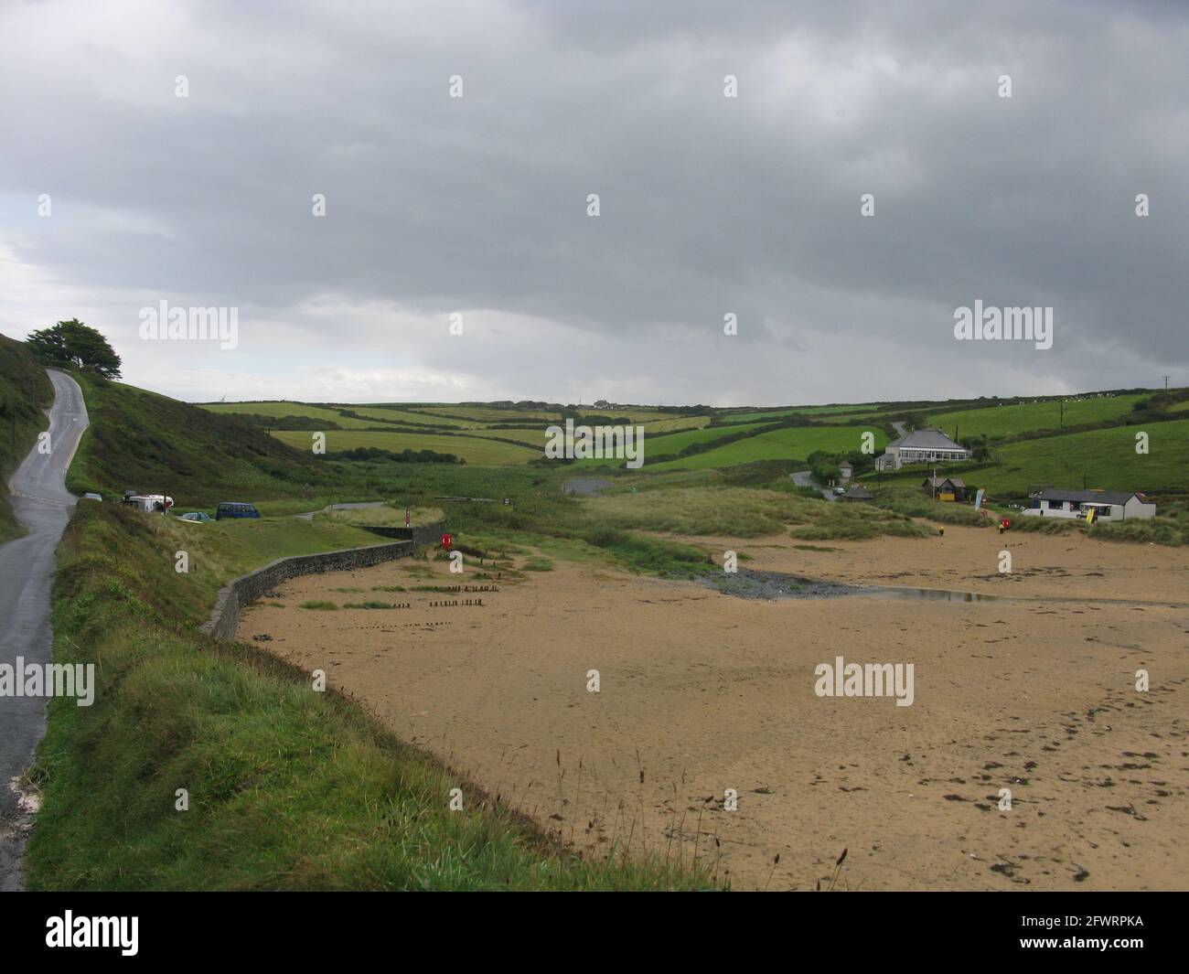 South west coast path. South Cornwall. West country. England. UK Stock ...