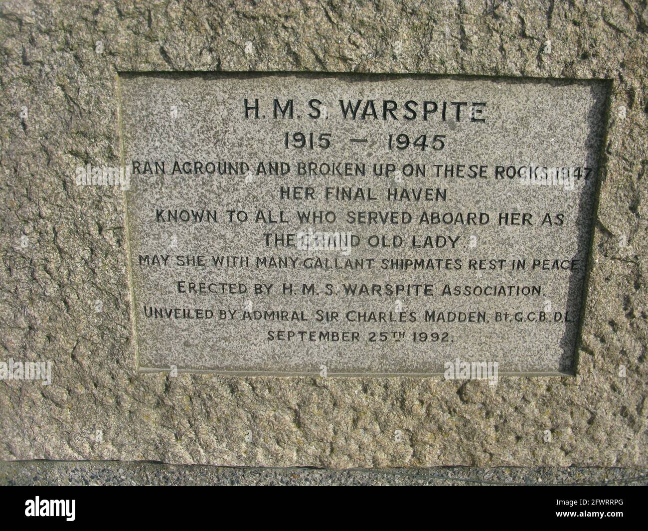 Hms warspite hi-res stock photography and images - Alamy
